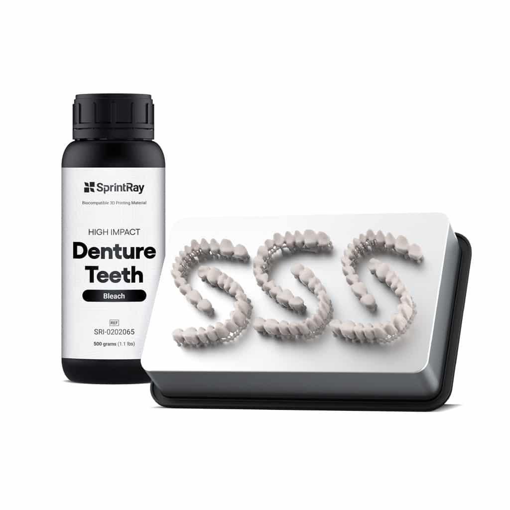 SprintRay High Impact Denture Teeth - Bleach - Integrity Dental Services
